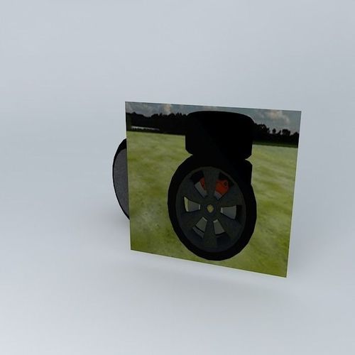 Wheels tyre NEG free 3D model | CGTrader