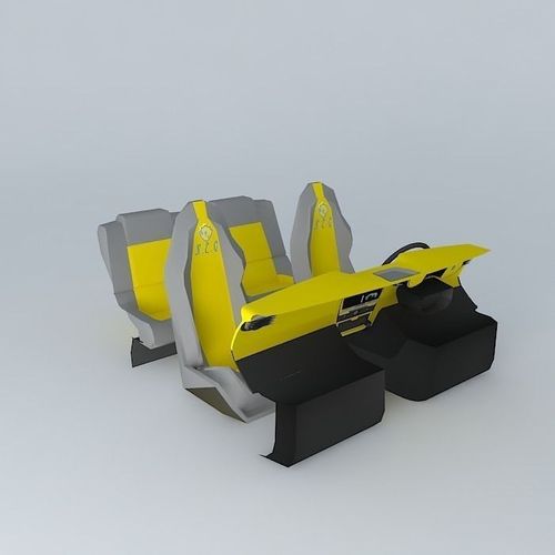 Car interior with details free 3D model | CGTrader