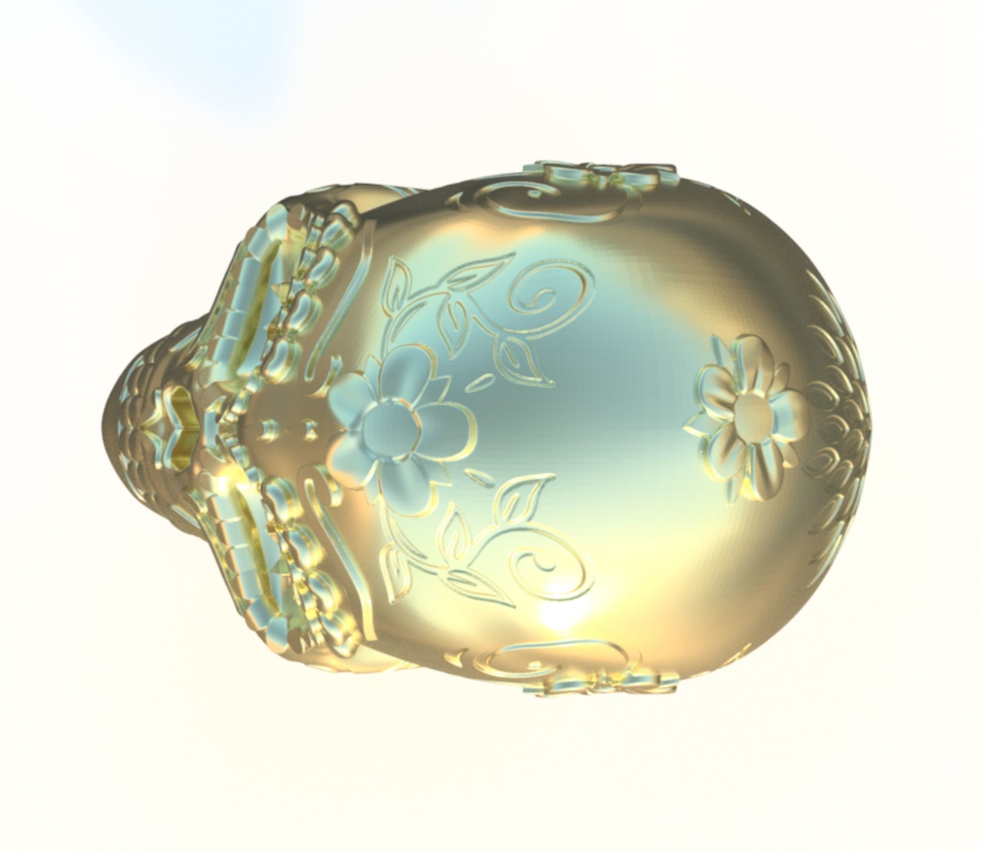 Mexican Sugar Skull 3D model 3D printable | CGTrader