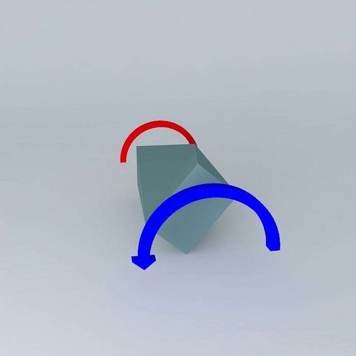Torque two arrows free 3D model | CGTrader