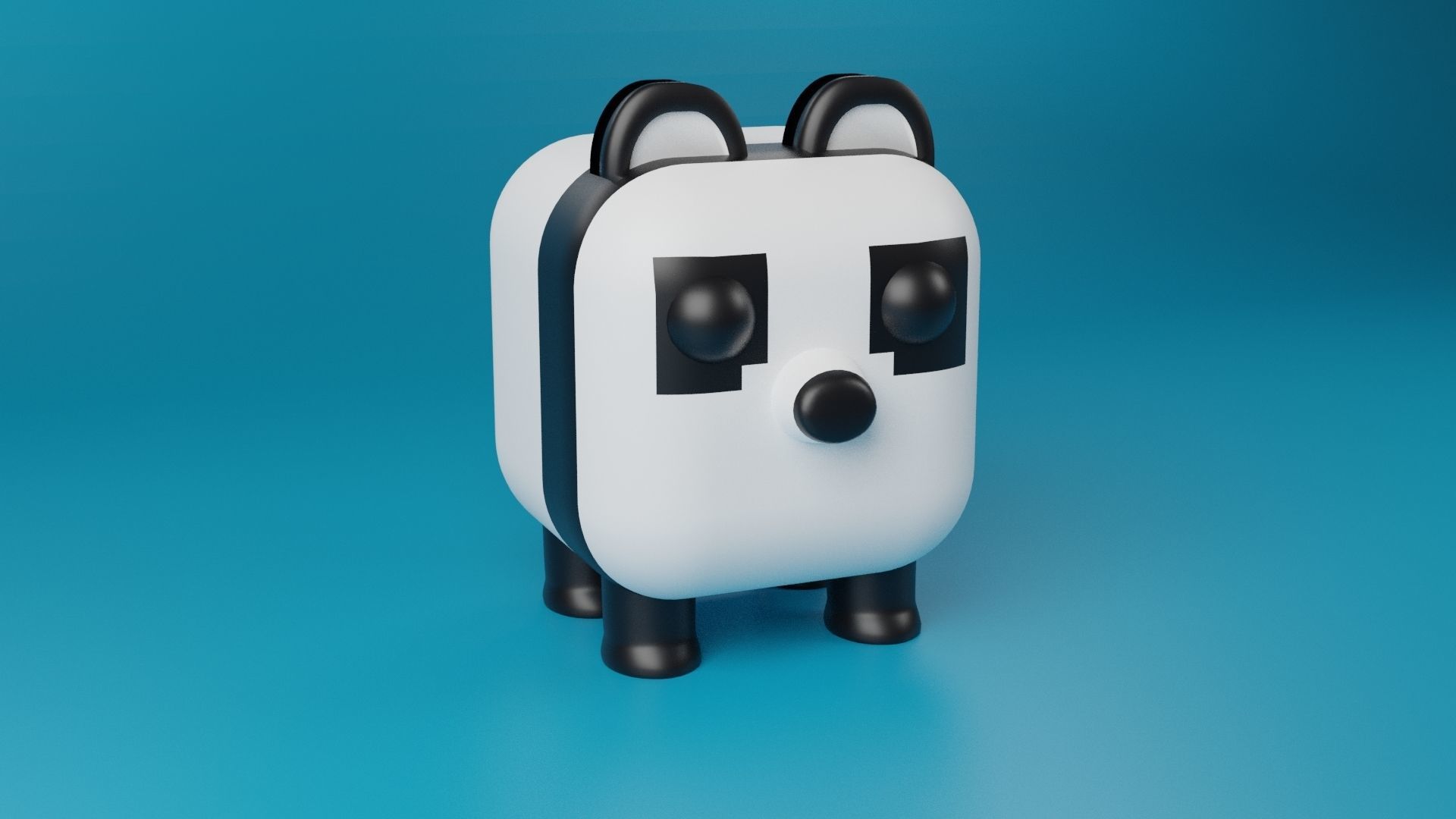 3D model 3D Cute animal cube character pack VR / AR / low-poly | CGTrader