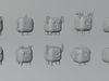 3D model 3D Cute animal cube character pack VR / AR / low-poly | CGTrader