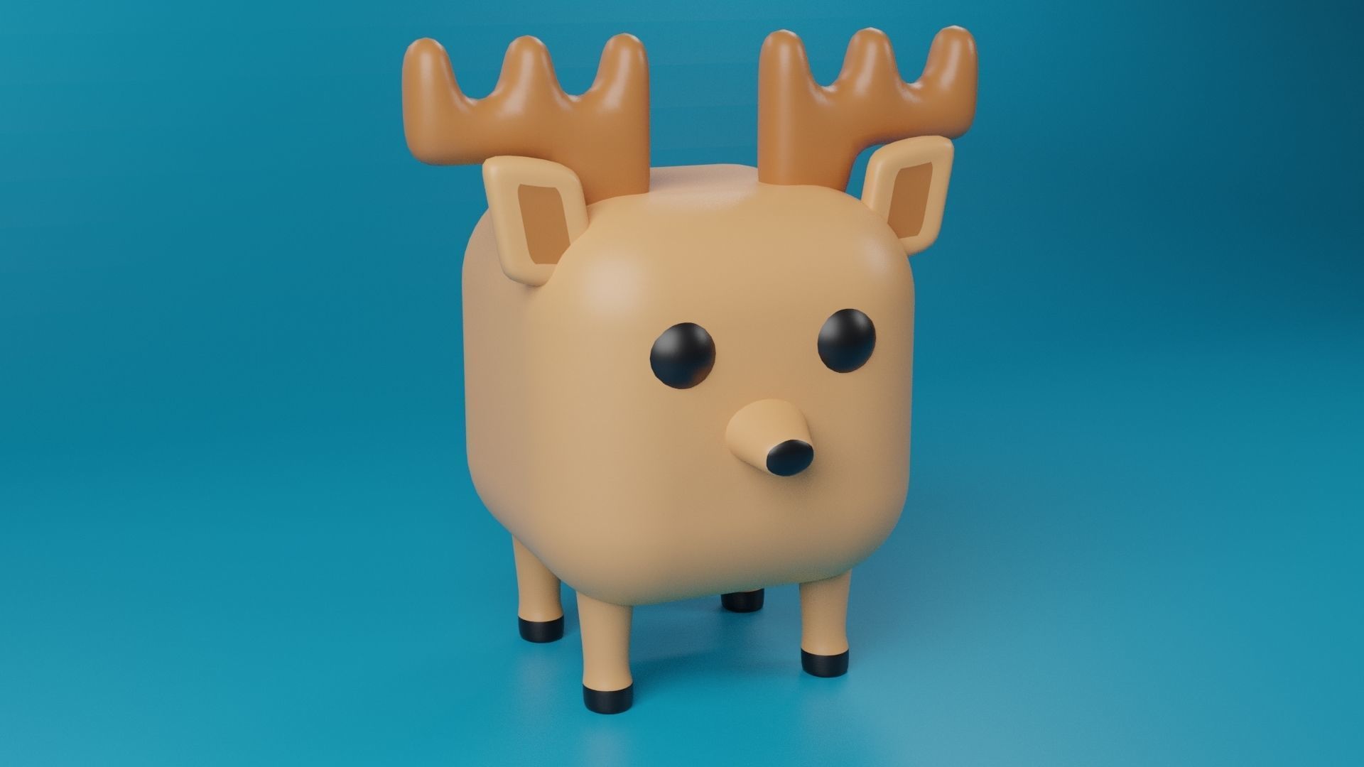 3D model 3D Cute animal cube character pack VR / AR / low-poly | CGTrader