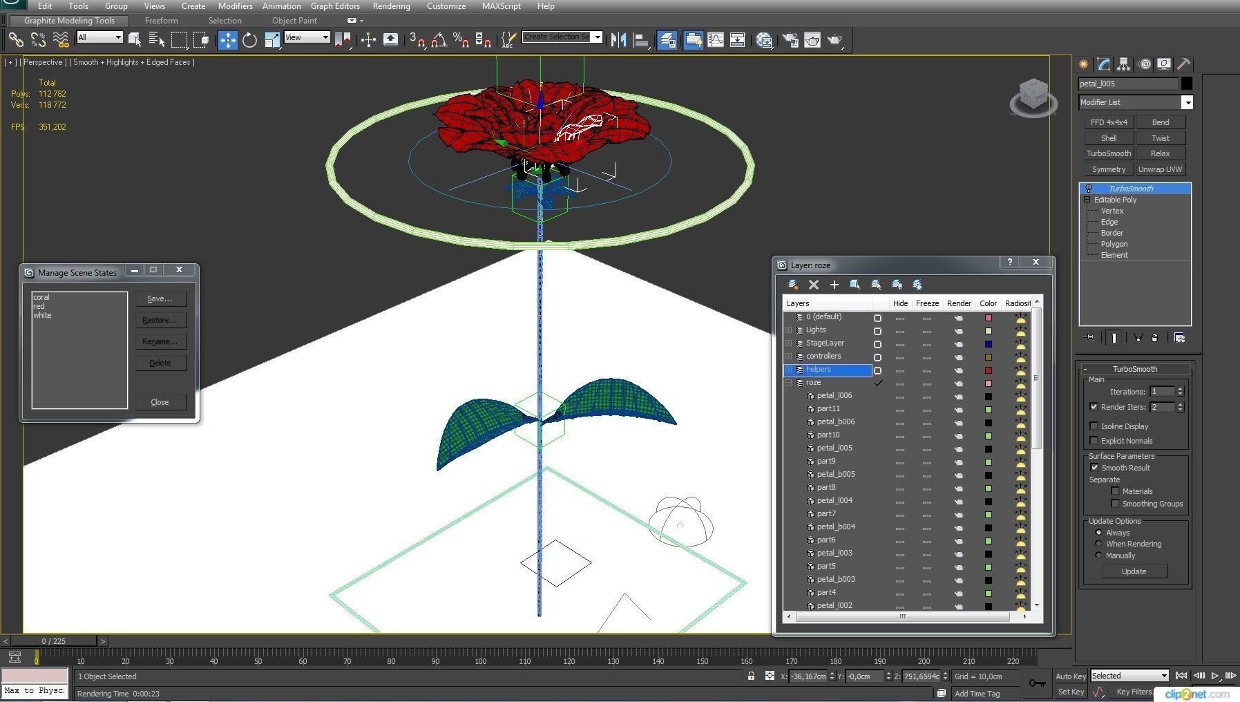 Mechanical Rose 3D model rigged | CGTrader