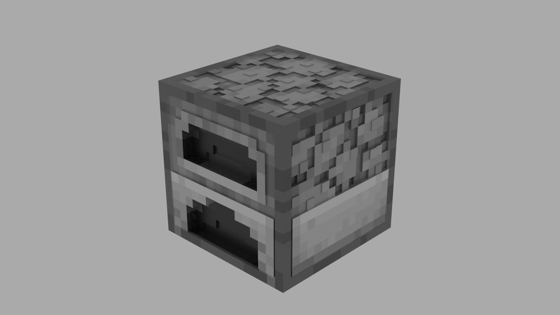 Minecraft furnace free 3D model | CGTrader