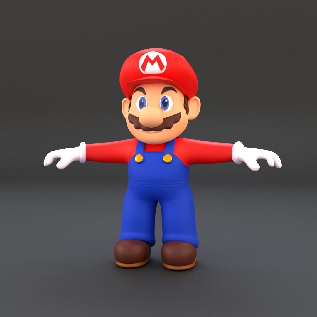 3D model Super Mario VR / AR / low-poly | CGTrader