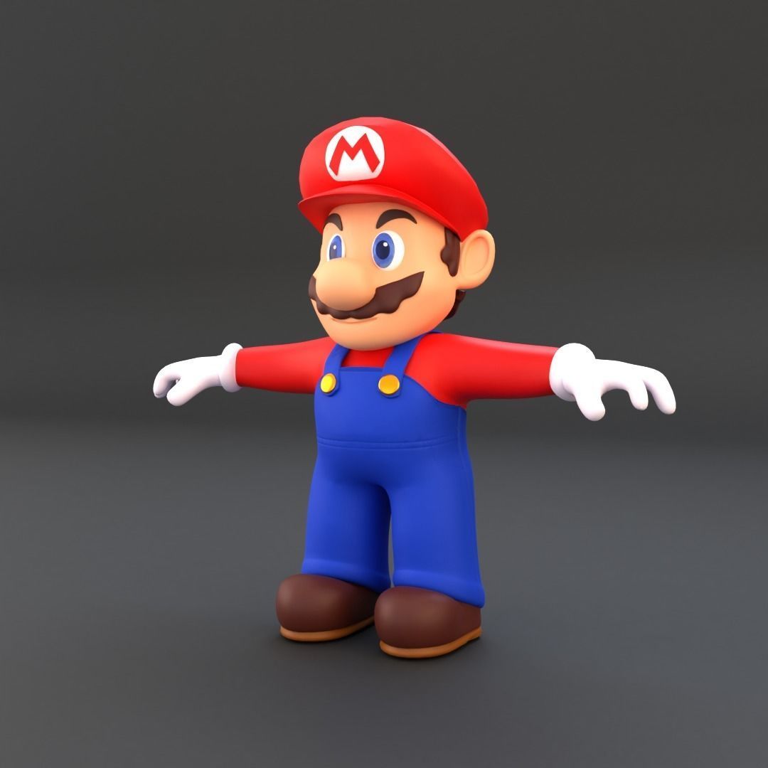3D model Super Mario VR / AR / low-poly | CGTrader