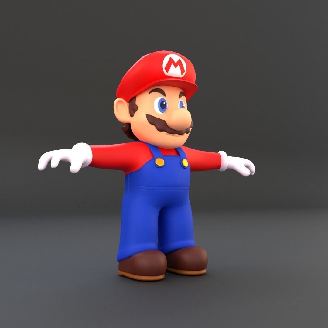 3D model Super Mario VR / AR / low-poly | CGTrader