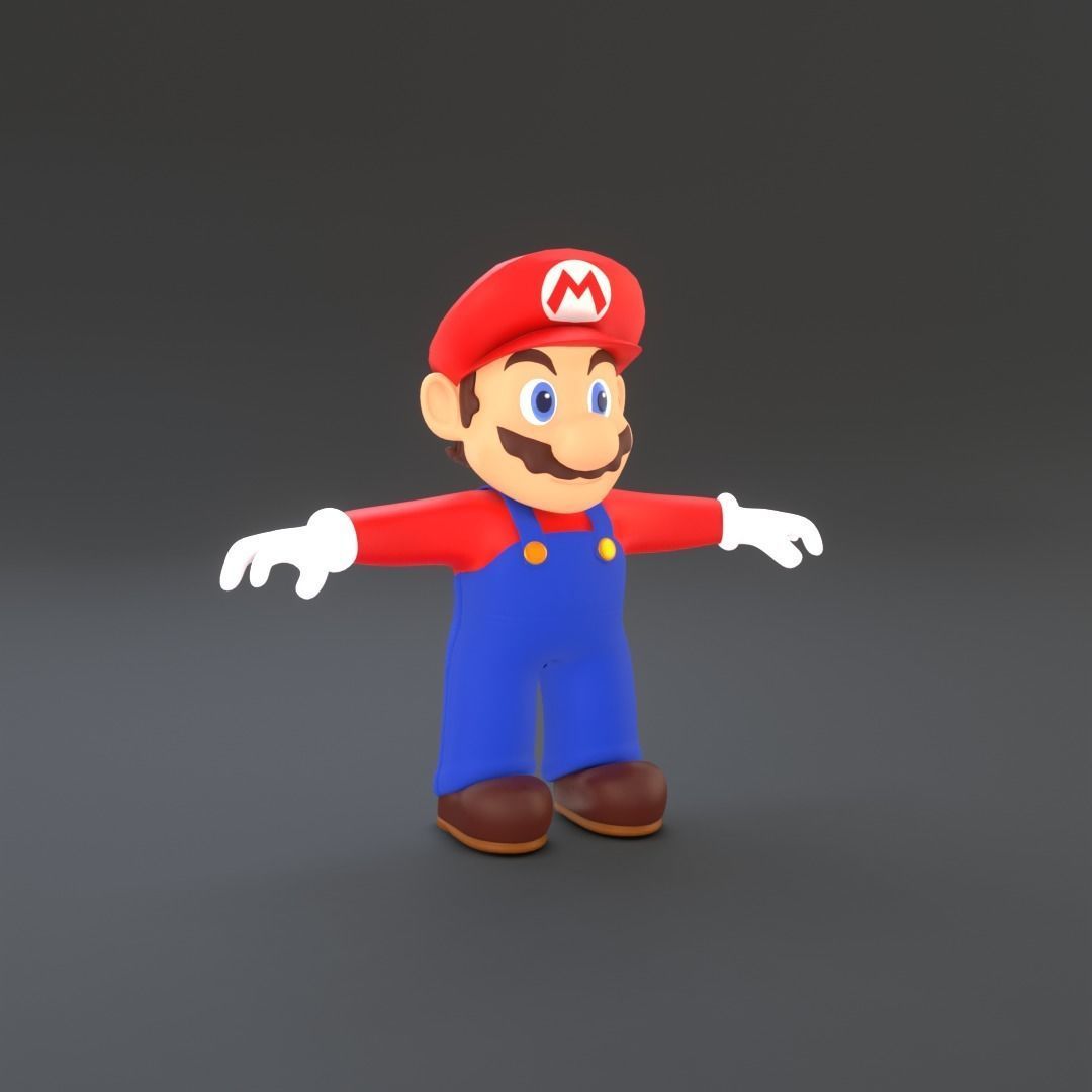3D model Super Mario VR / AR / low-poly | CGTrader
