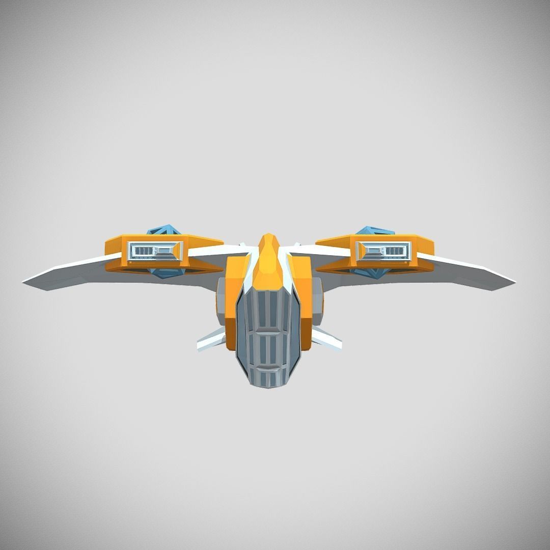 3D model SciFi RTS Vehicle - VTOL VR / AR / low-poly | CGTrader