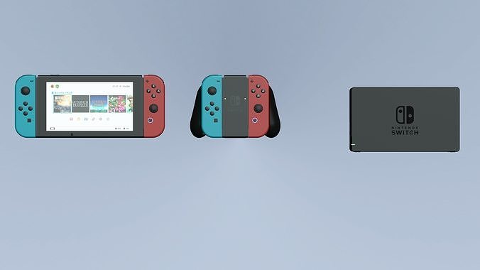 ns switch 3D model | CGTrader