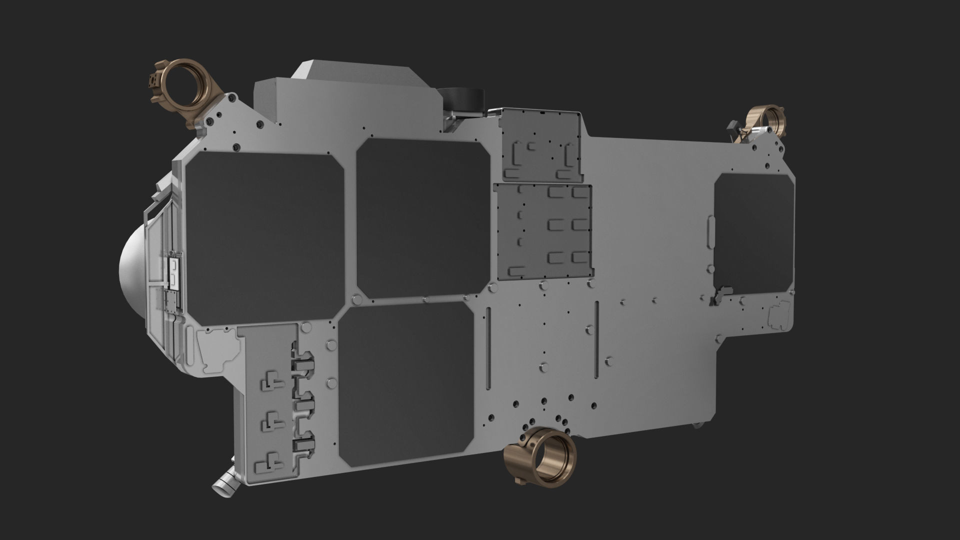 SpaceX Starlink Satellite 3D model animated rigged | CGTrader