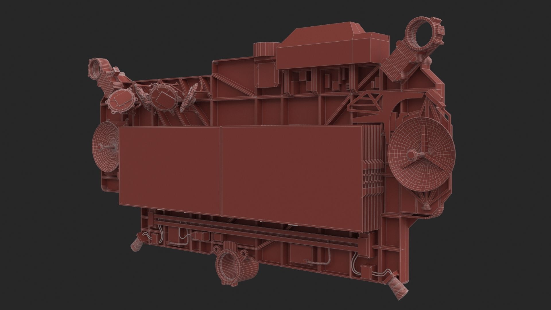 SpaceX Starlink Satellite 3D model animated rigged | CGTrader