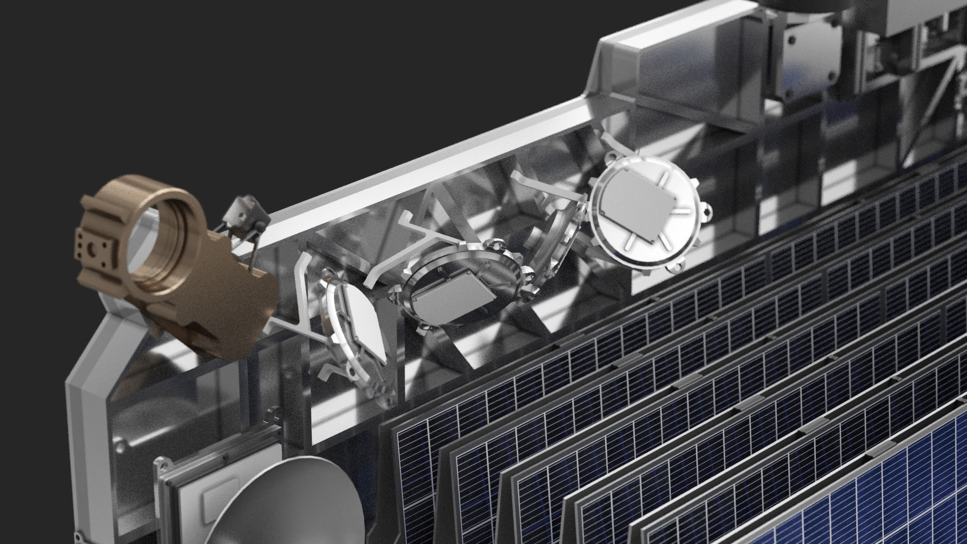 SpaceX Starlink Satellite 3D model animated rigged | CGTrader