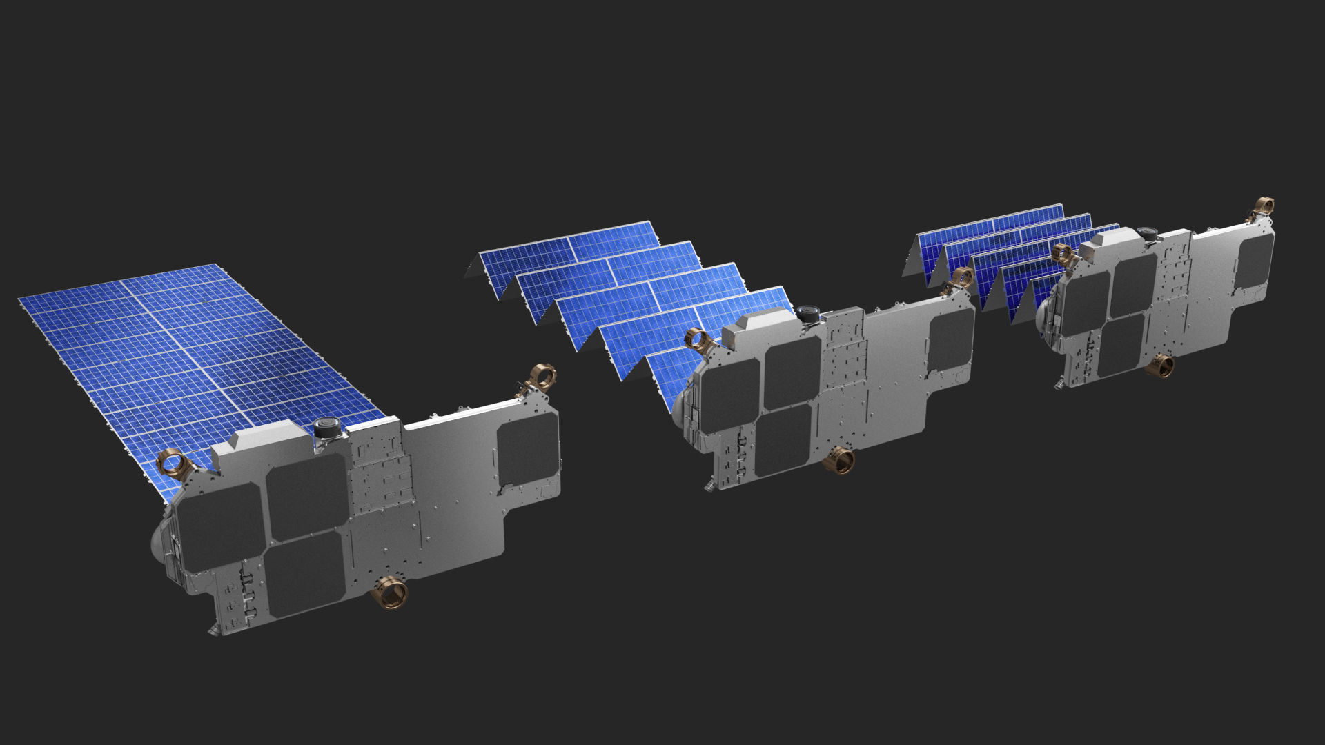 SpaceX Starlink Satellite 3D model animated rigged | CGTrader