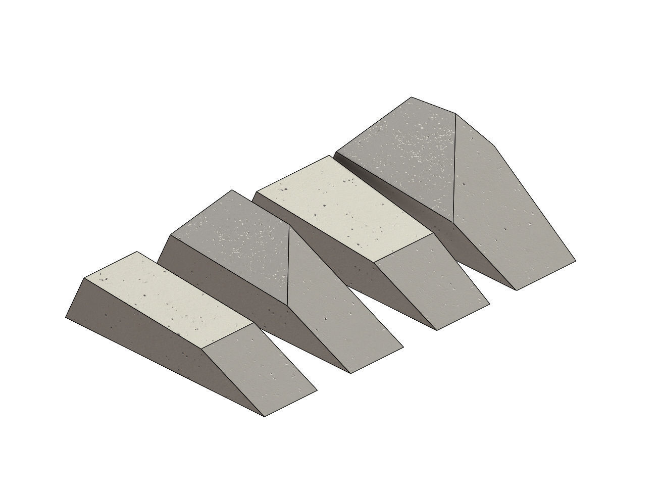 Block obstacles ramps for Rc racing and fingerboarding 3D model 3D ...