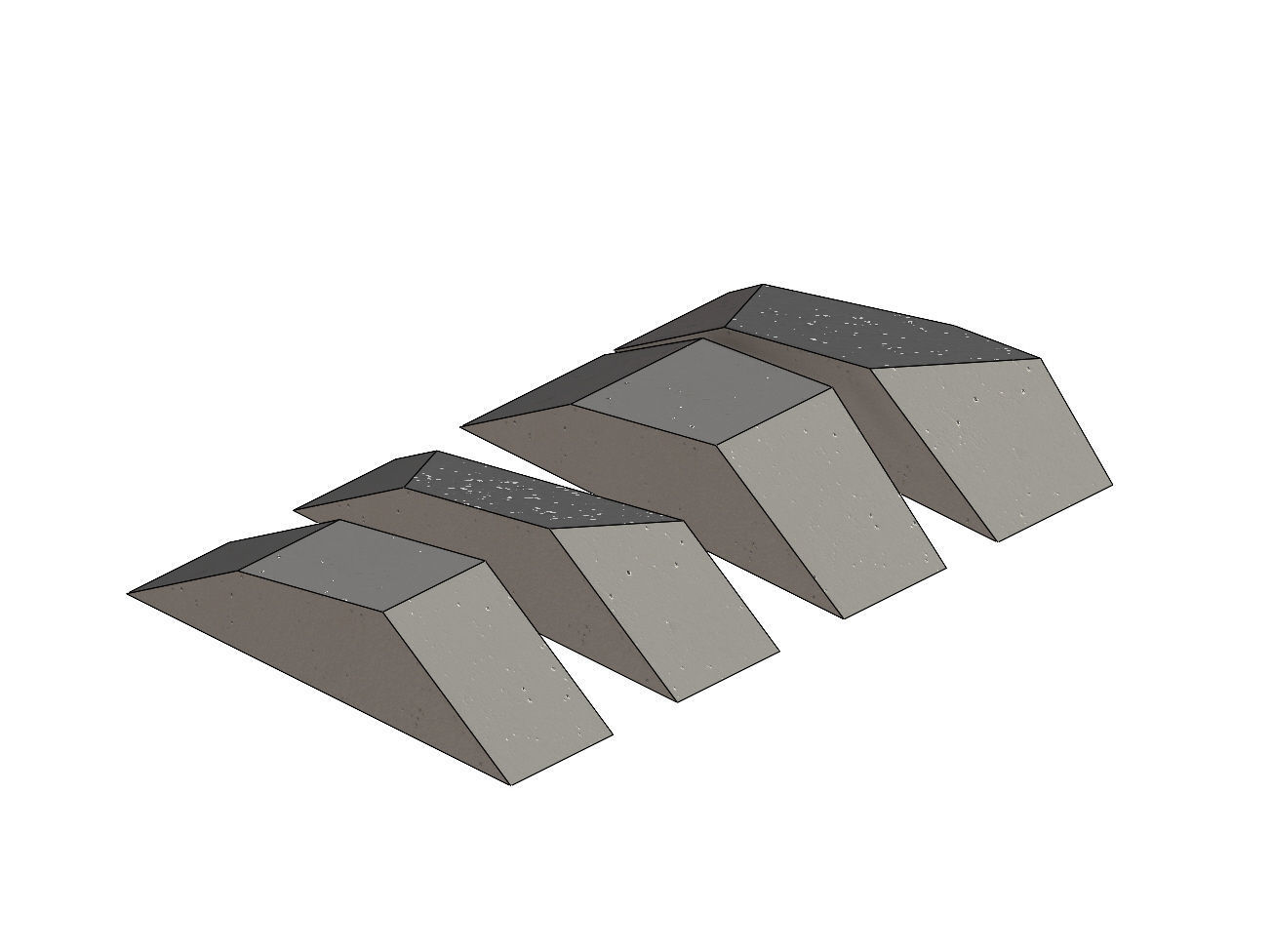 Block obstacles ramps for Rc racing and fingerboarding 3D model 3D ...