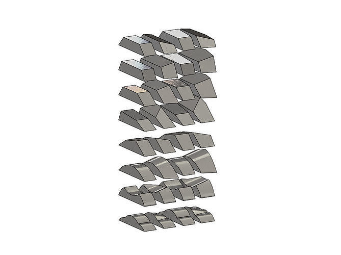 Block obstacles ramps for Rc racing and fingerboarding 3D model 3D ...