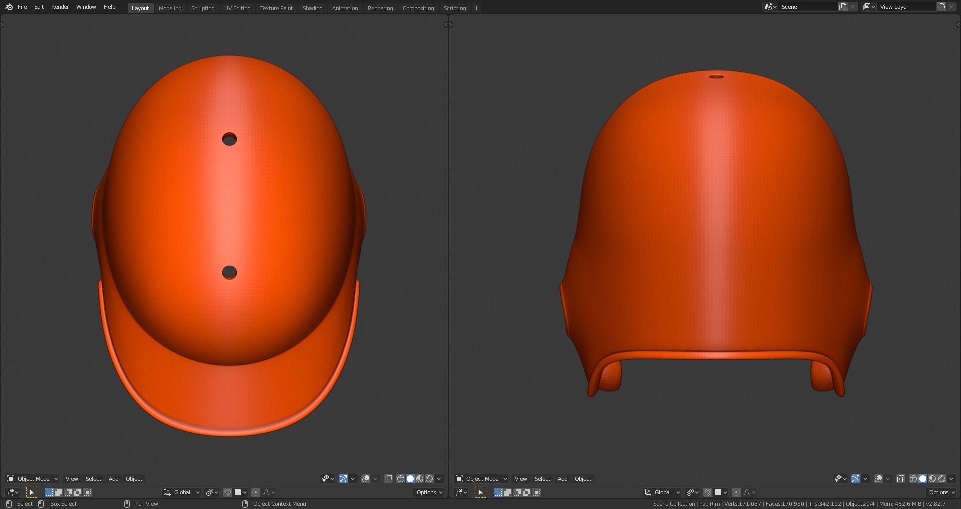 Batting helmet 3D model 3D printable | CGTrader