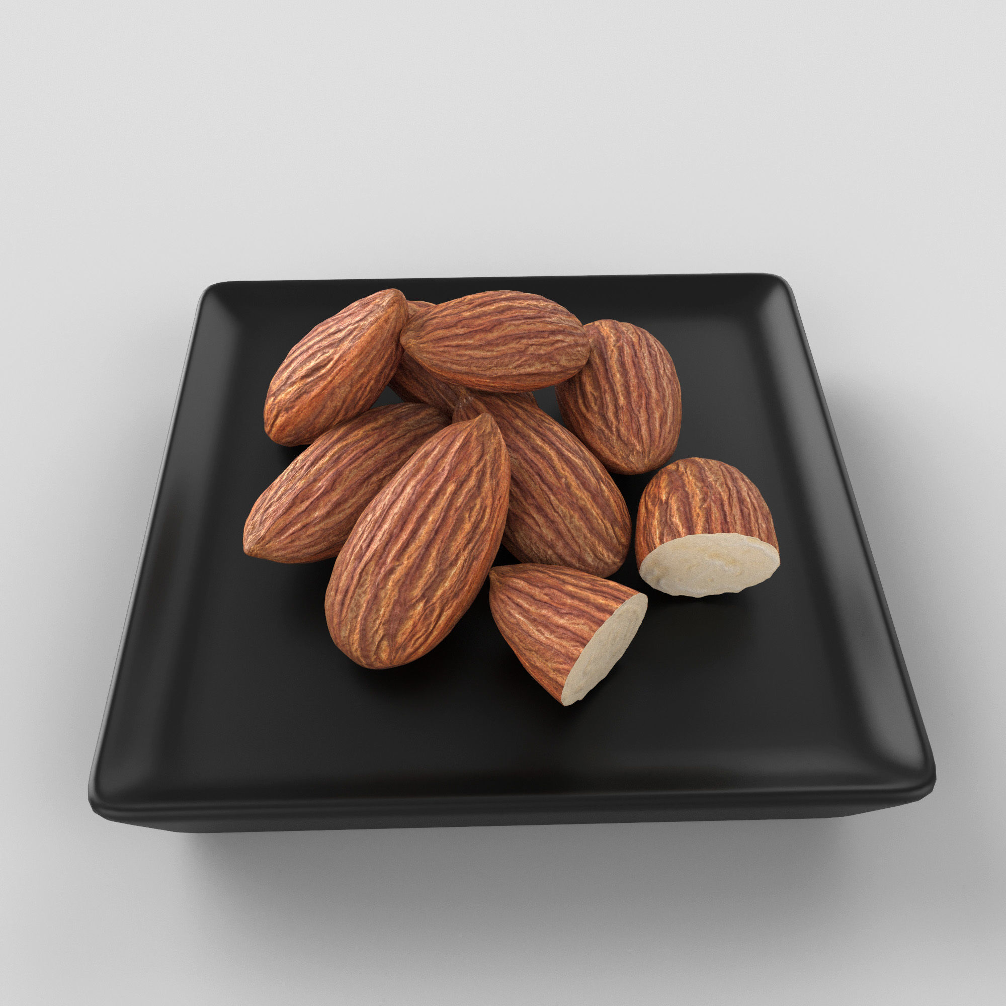 Almond 3D model | CGTrader