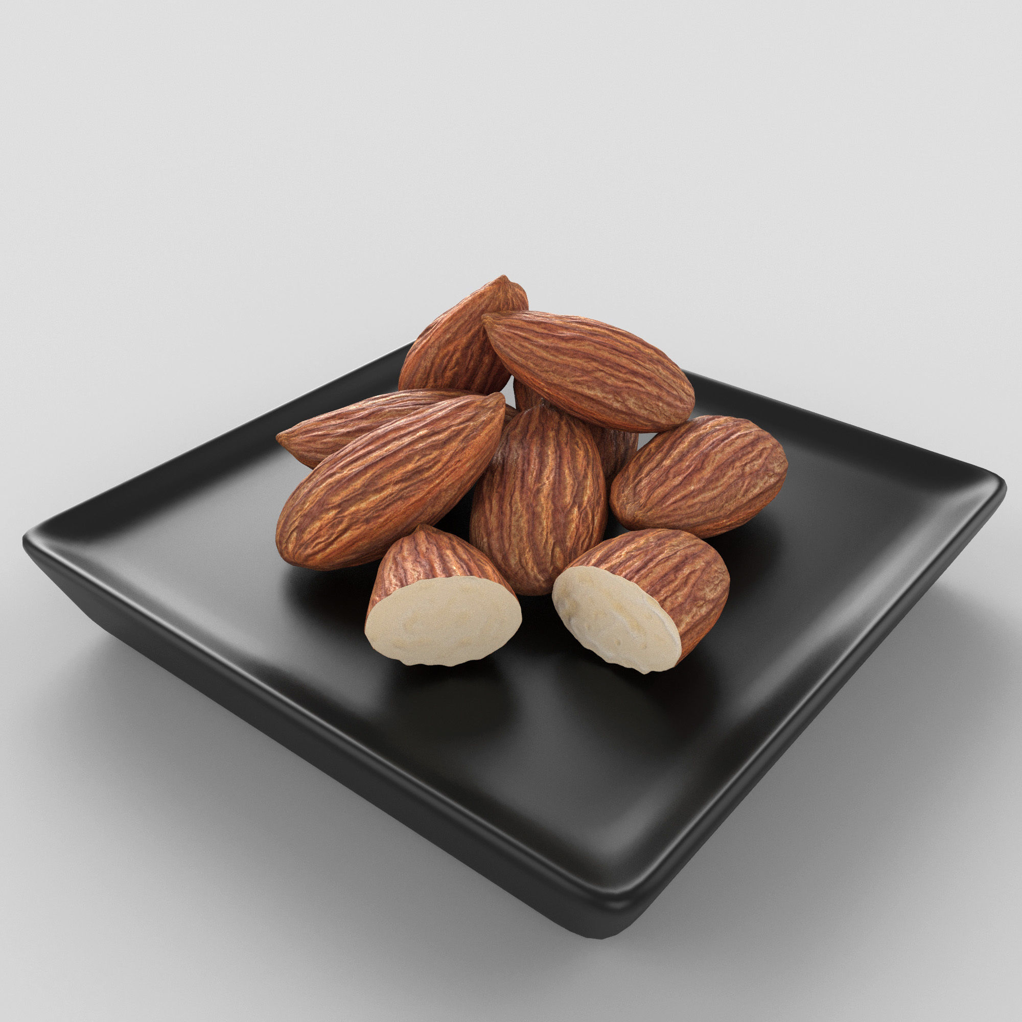 Almond 3D model | CGTrader