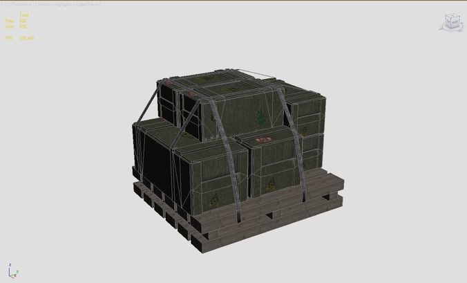 3D model Military crate VR / AR / low-poly | CGTrader