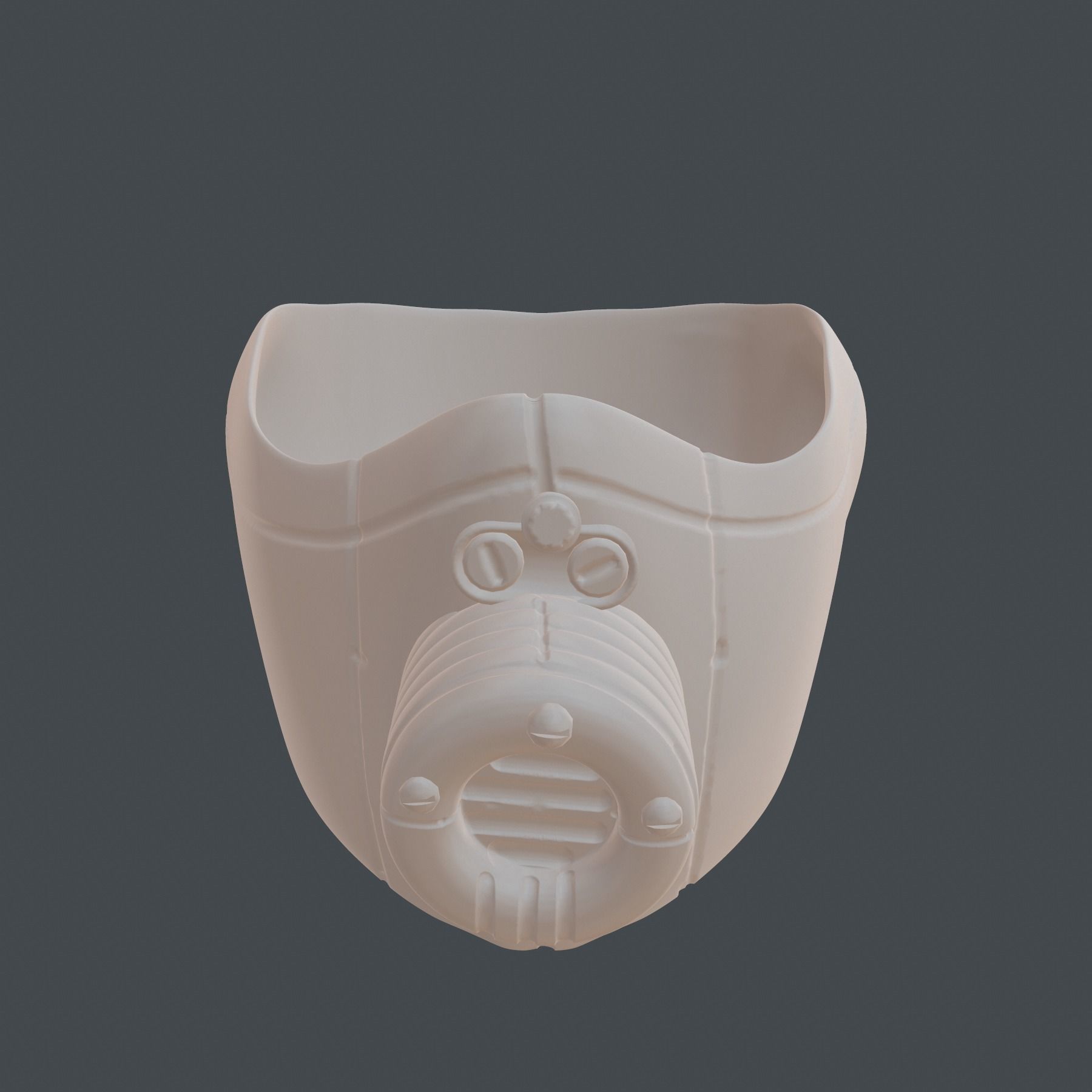 gas mask sculpt 3d printable 3D model | CGTrader