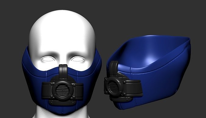 gas mask helmet scifi ver 3 sculpt 3d printable 3D model | CGTrader