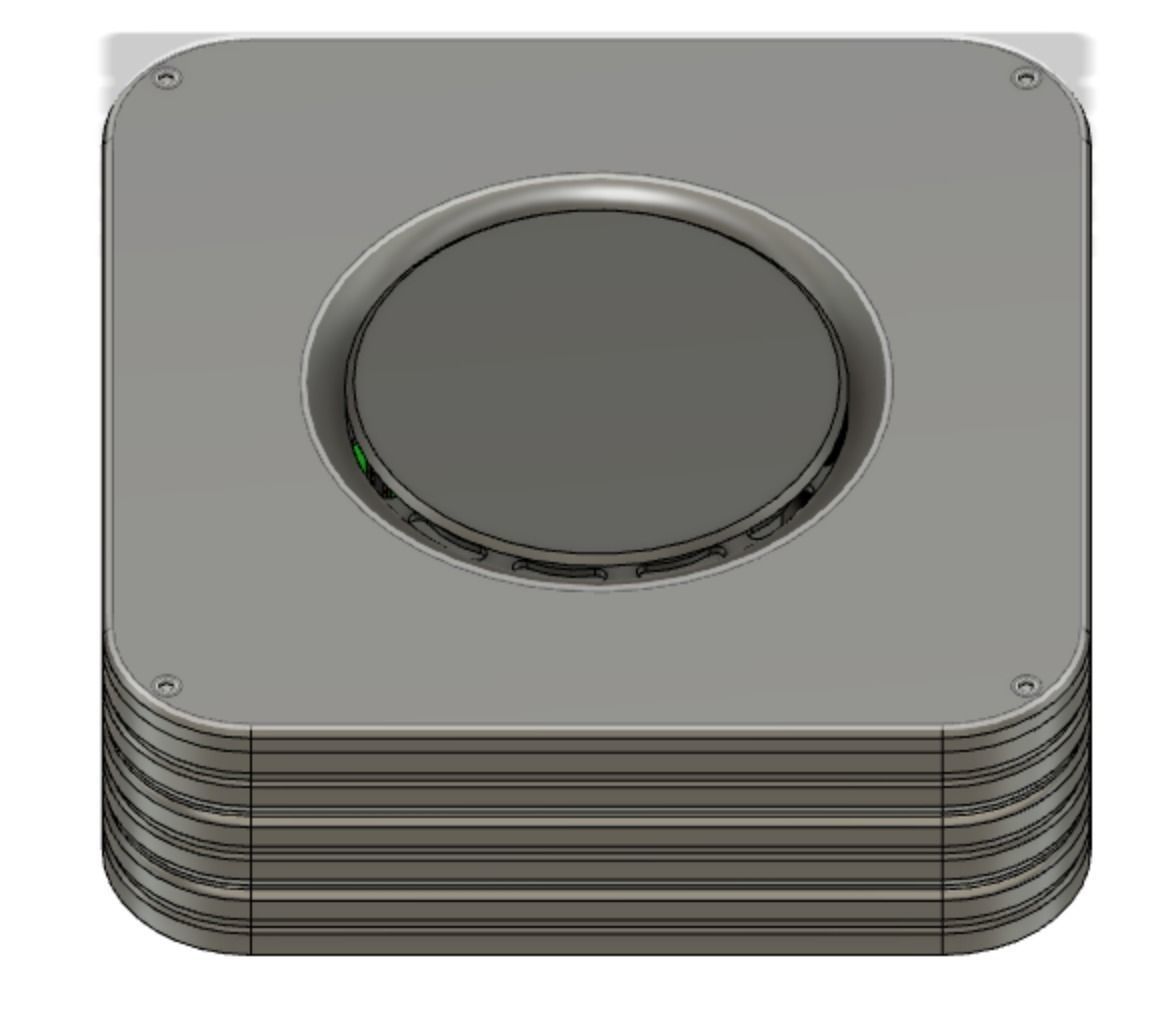 Case for Raspberry Pi Like MAC Mini 3D model 3D printable | CGTrader