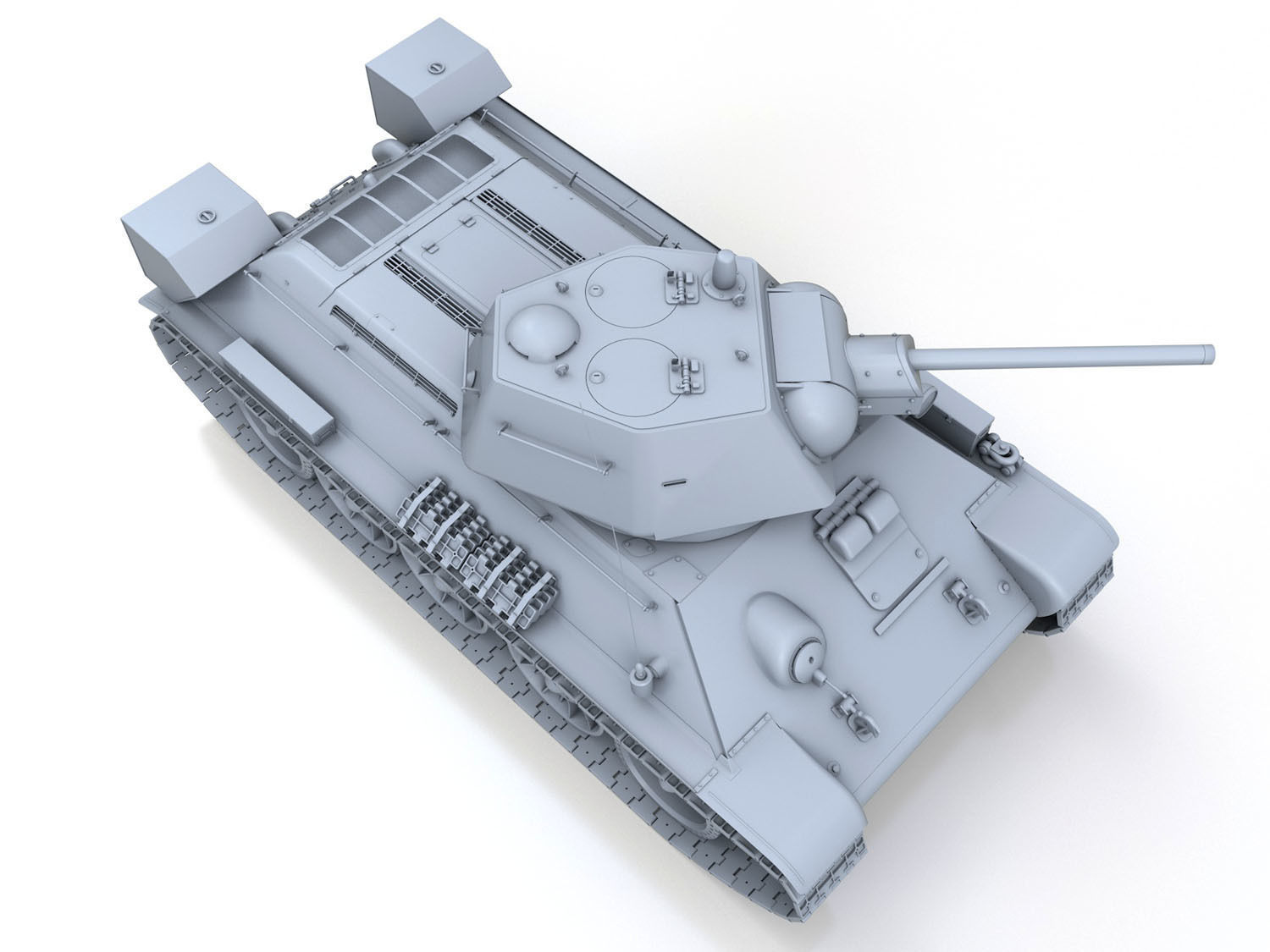 T-34-76 - Model 1942 - Factory 183 - Soviet Medium Tank 3D model | CGTrader