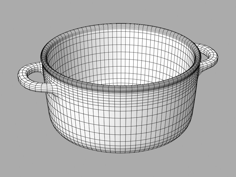 Cookware Set cooking pot 3D model | CGTrader