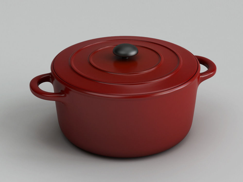 Cookware Set cooking pot 3D model | CGTrader
