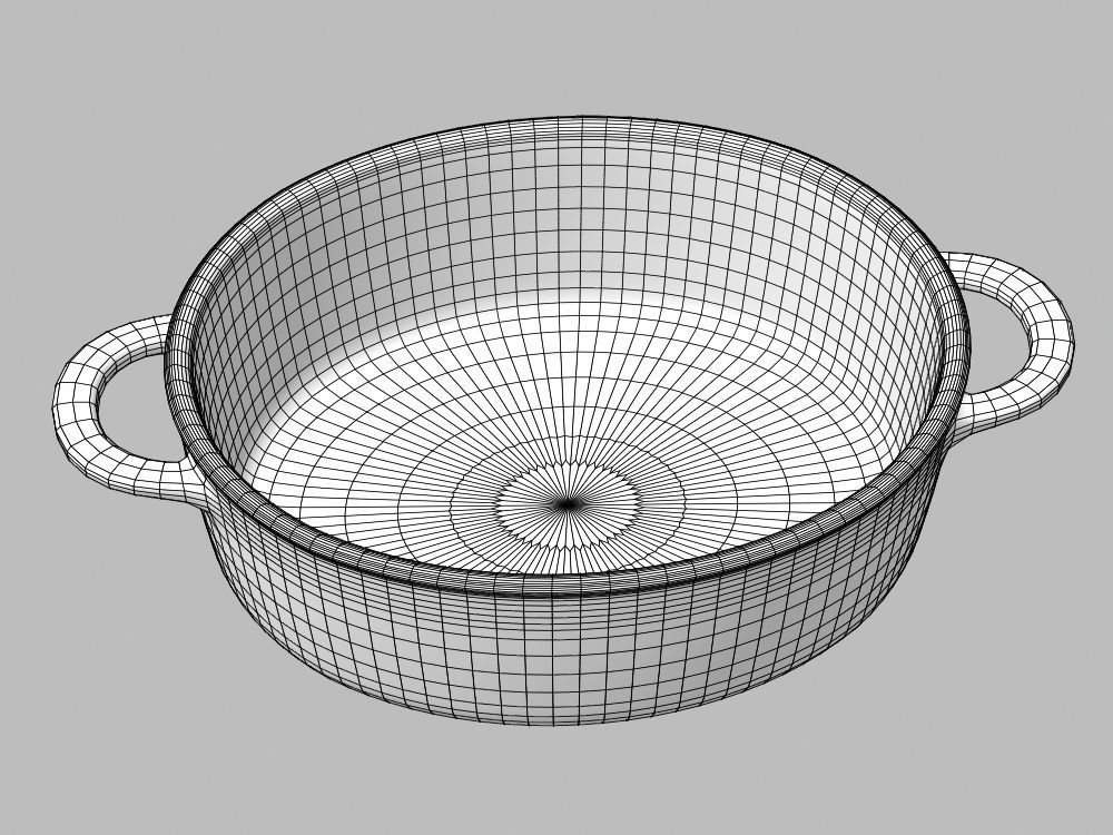 Cookware Set cooking pot 3D model | CGTrader