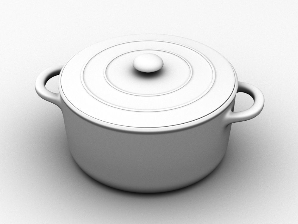 Cookware Set cooking pot 3D model | CGTrader
