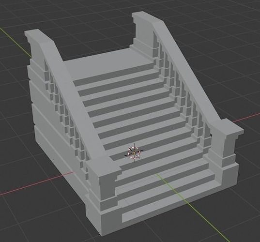 Stairs pack example free 3D model | CGTrader