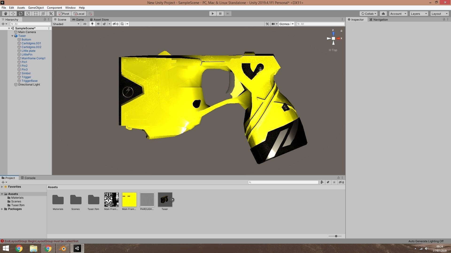 3D model TASER X2 - VR / AR / low-poly | CGTrader