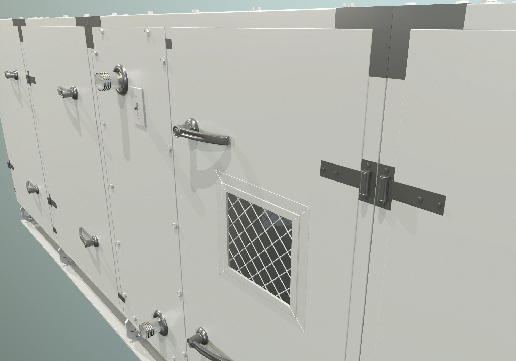 CARRIER AERO 39M AIR HANDLERS Air Conditioner 3D model | CGTrader