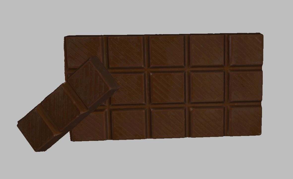 3D model Bar of chocolate VR / AR / low-poly | CGTrader