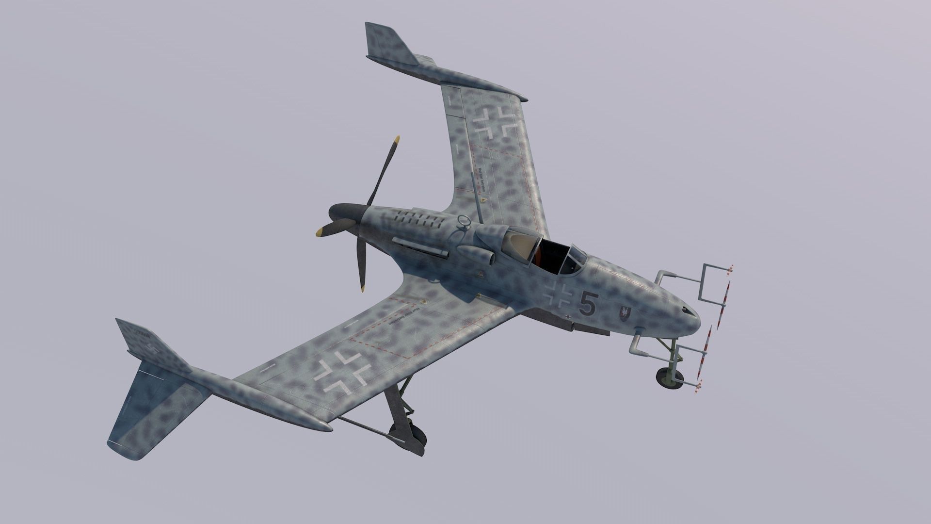 Blohm und Voss P208 Night Fighter 3D model | CGTrader
