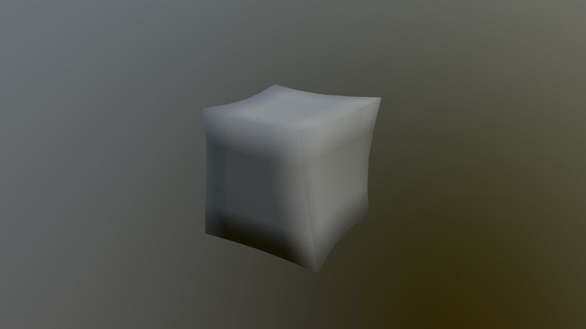 3D asset Just deformed cube | CGTrader