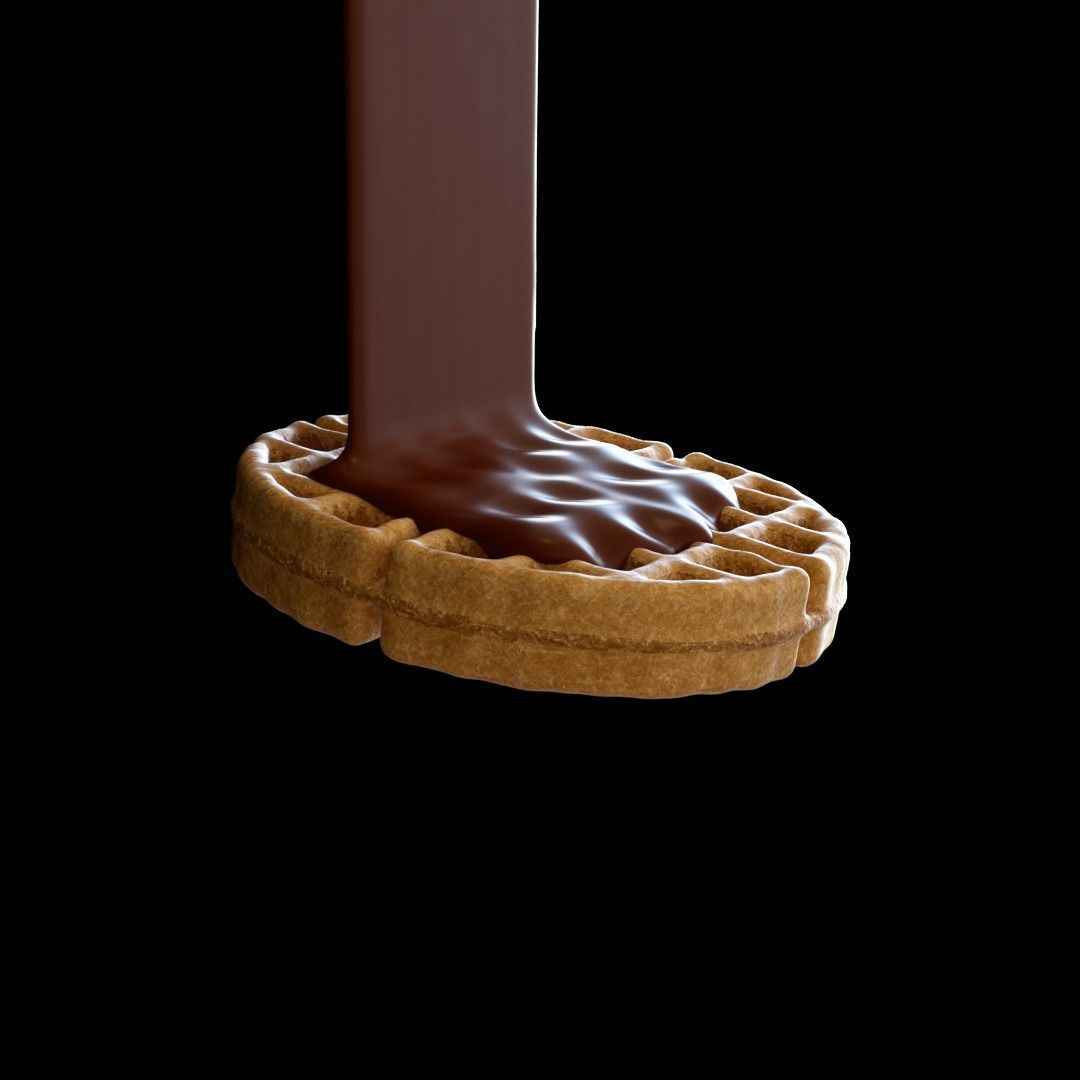 Waffle 3D model 3D model animated | CGTrader