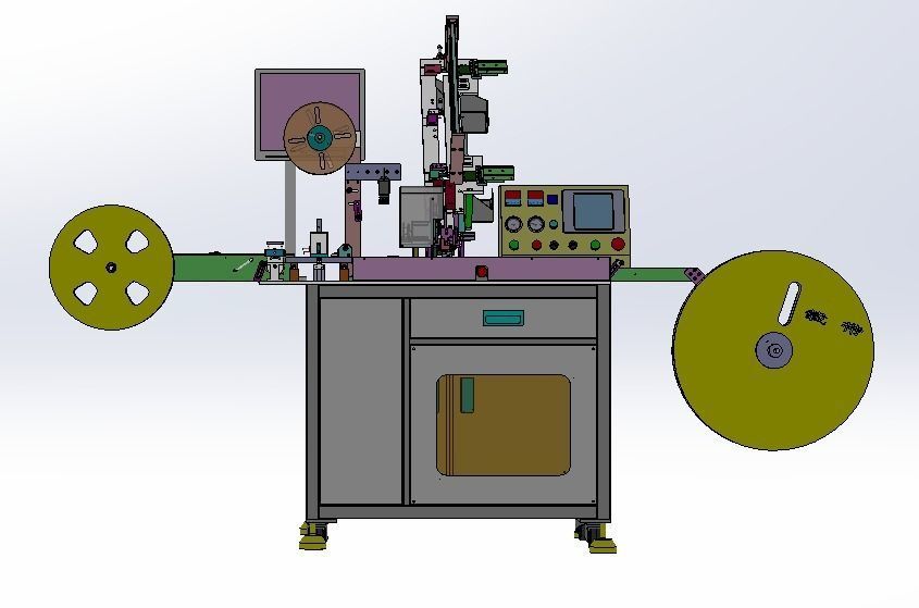 Semiconductor automatic taping machine 3D model | CGTrader