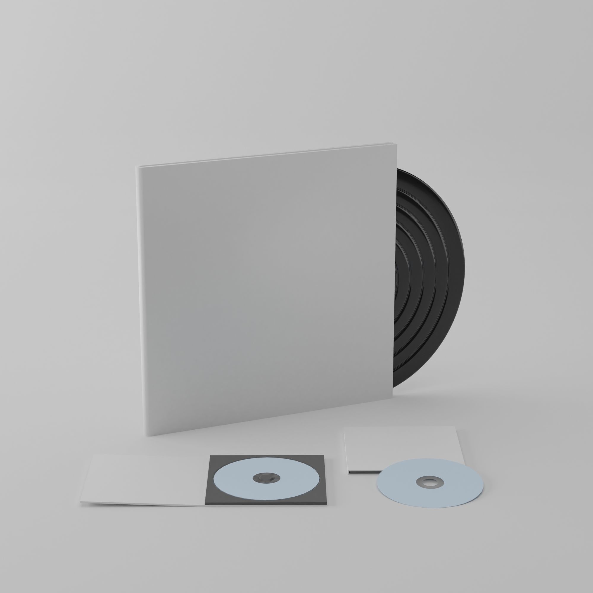 3D model CD and Vinyl Cover 3D Model VR / AR / low-poly | CGTrader