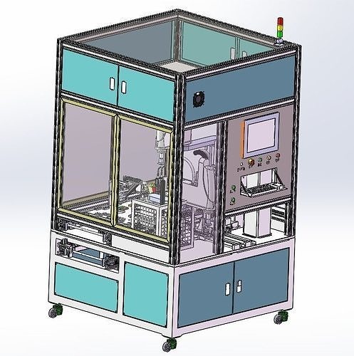Camera assembly machine 3D model | CGTrader