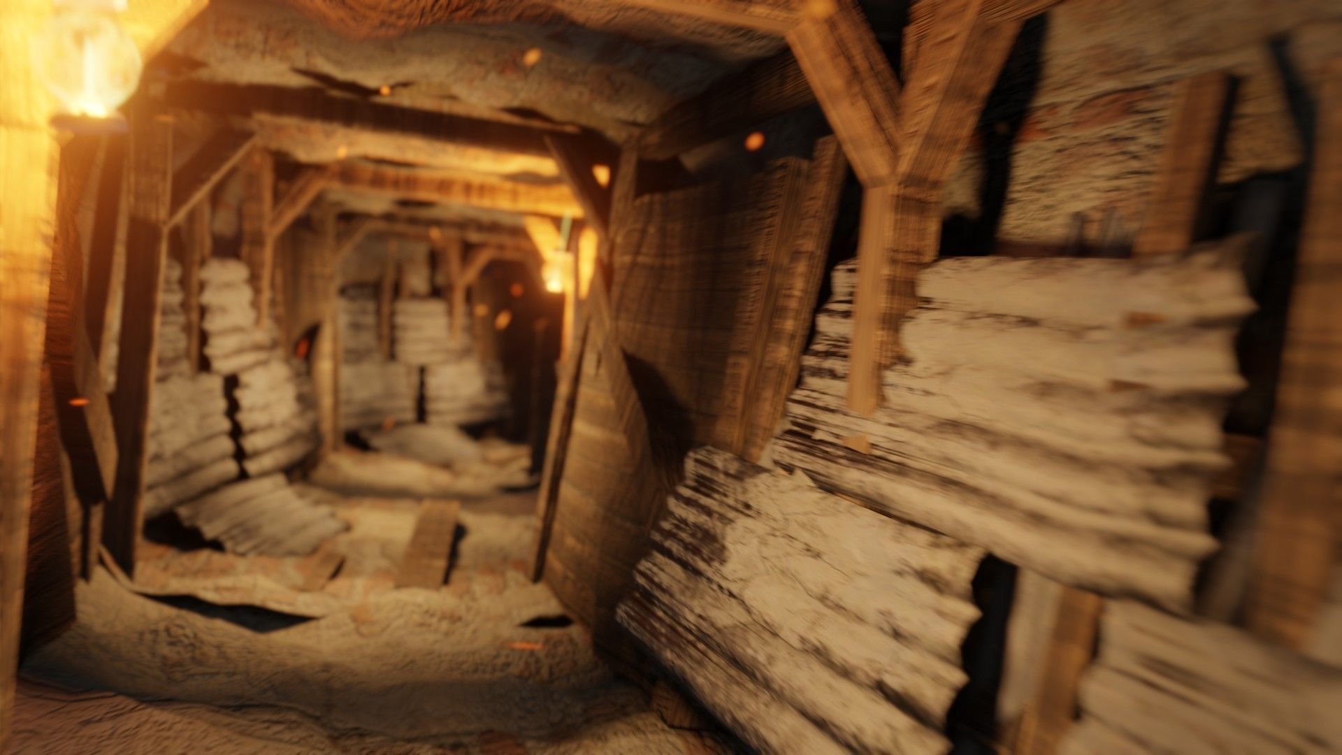 3D model modular mining tunnel or cave with 4k pbr textures VR / AR ...