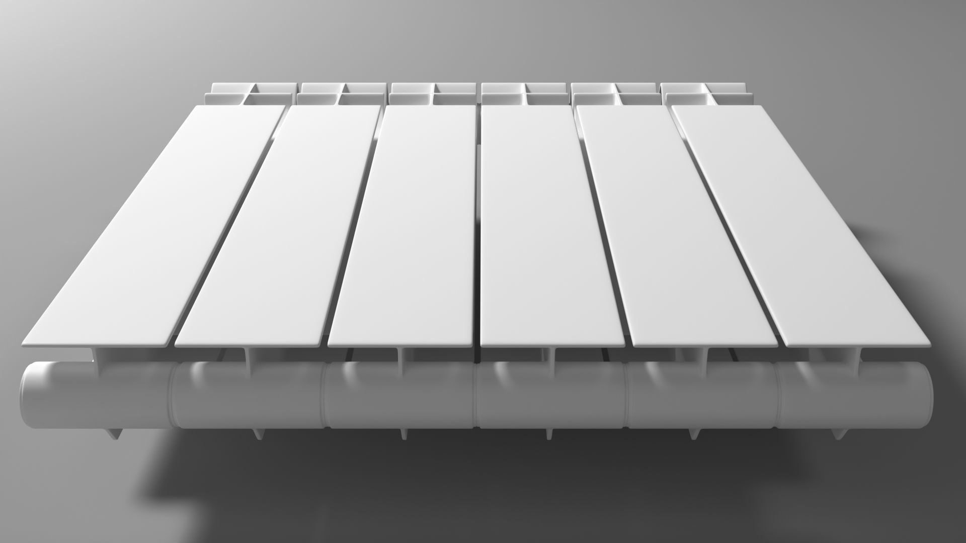 radiator section 3D model | CGTrader