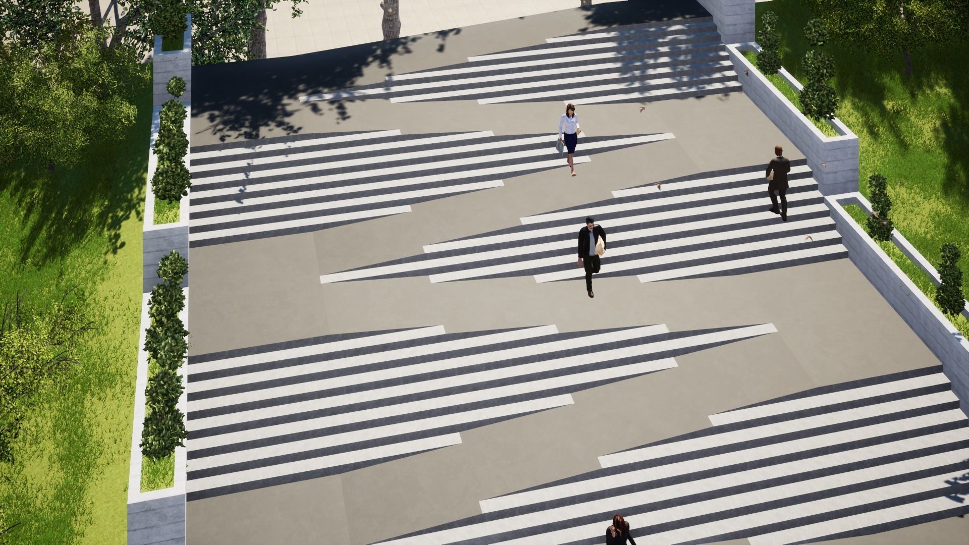 3D model STAIR AND RAMP VR / AR / low-poly | CGTrader