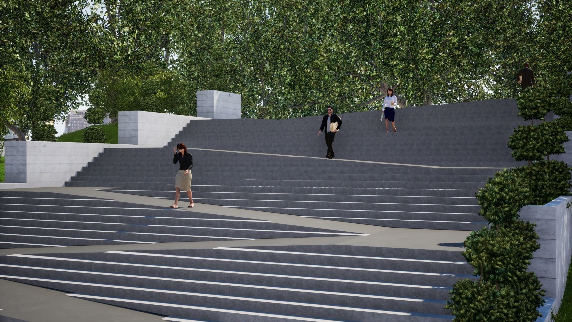 3D model STAIR AND RAMP VR / AR / low-poly | CGTrader