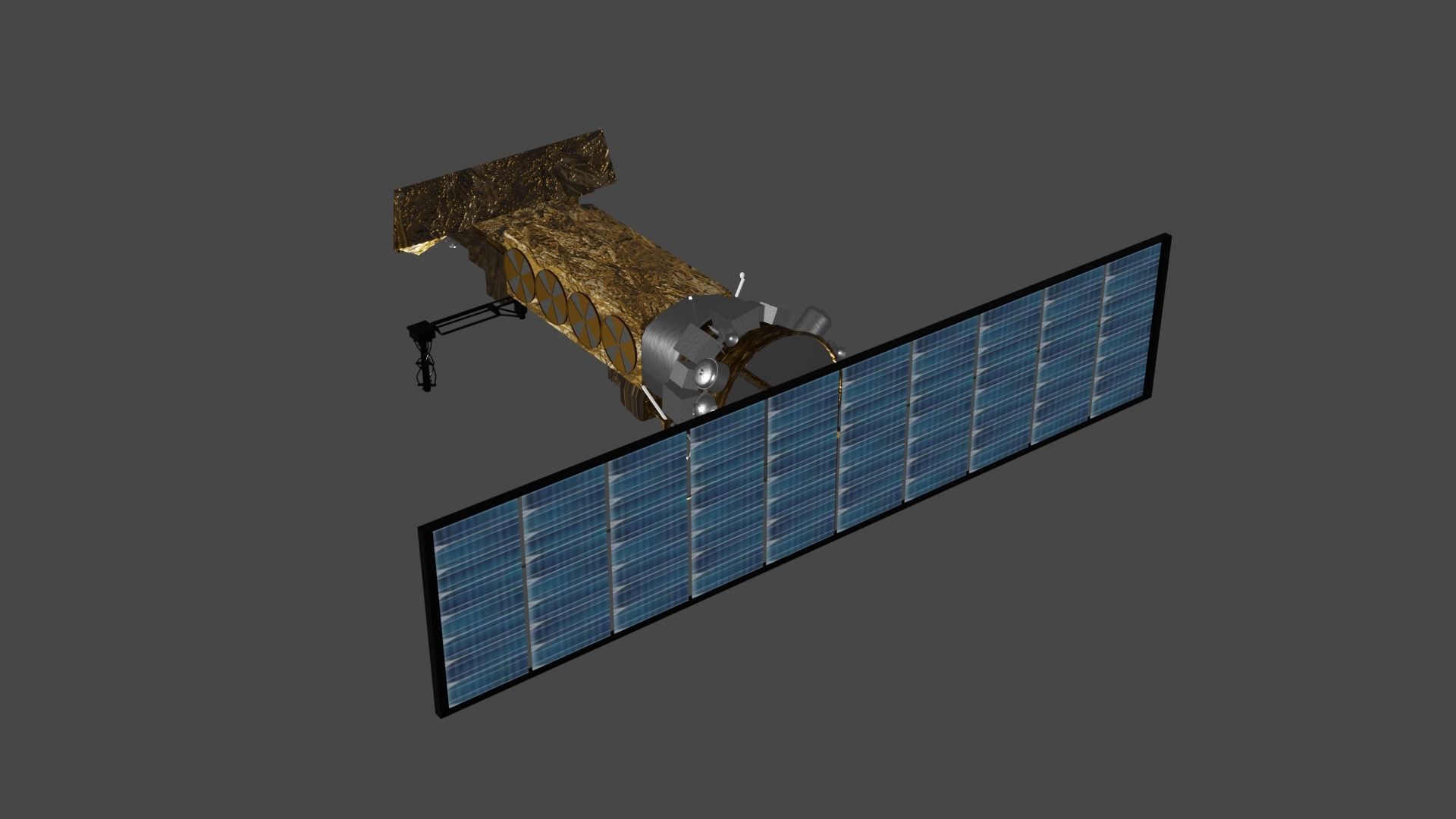 3D NOAA-15 Weather Satellite | CGTrader