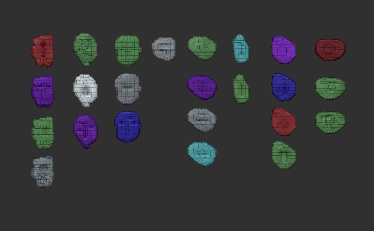 Tibia Runes PACK - All Runes CGI and Printable 3D model 3D printable ...